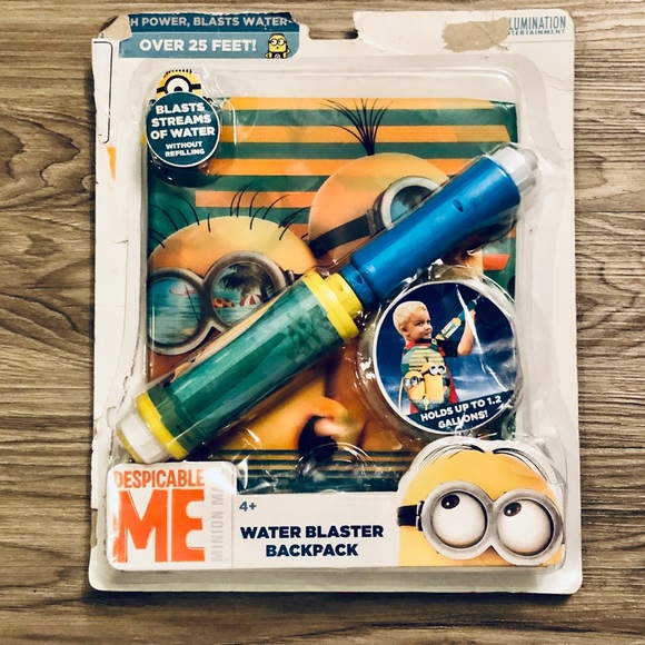 Toys | Despicable Me Water Blaster Backpack | Poshmark